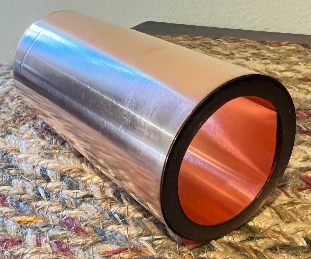 Vintage Copper Sheet Roll 3.25” X 8 Yards (24 Feet) 1 Lb. Thin Gauge ...