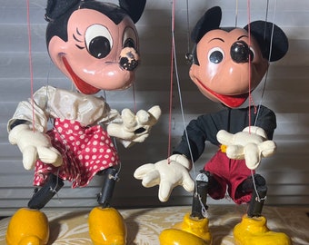 Vintage 1960s Pelham Puppets Disney Marionette JIMINY CRICKET 10 String ...