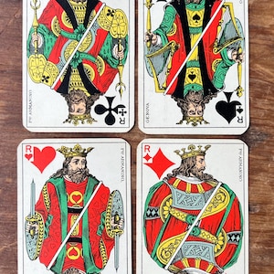 Antique 1907 Italian Playing Cards – F.lli Armanino Genova 52-card ...