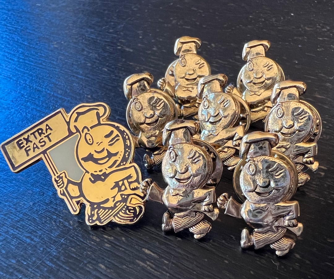 Vintage Mcdonalds Speedee Pins Lot 10 Advertisement Goldtone Collar ...