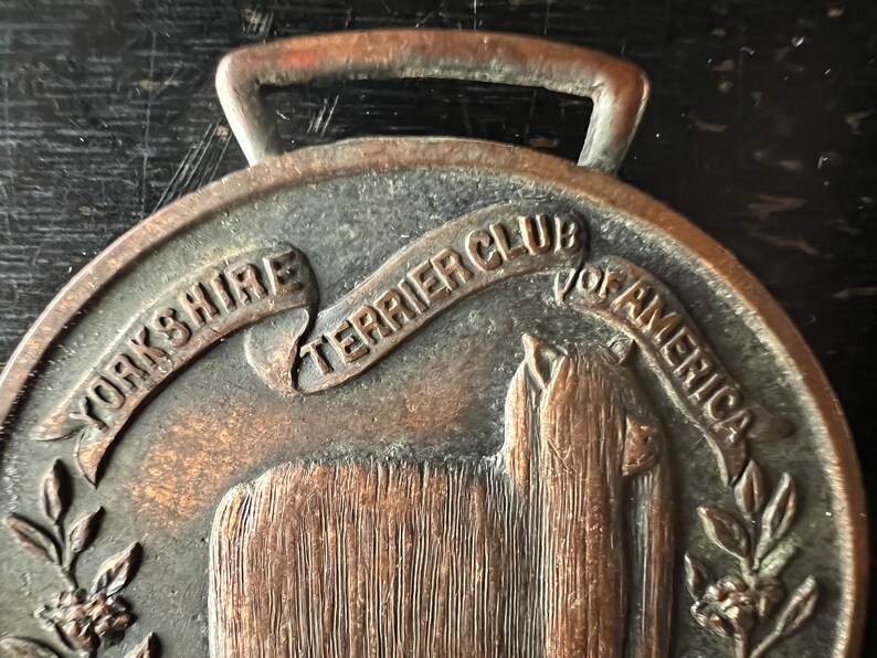 MEDAL 1910 YORKSHIRE TERRIER Club of America Dog Show Medal - Etsy