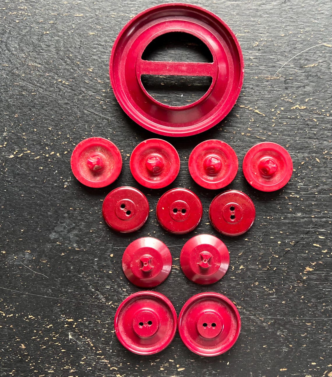 Vintage Colt Buttons & Belt Buckle: Plastic Estate Collection - Etsy