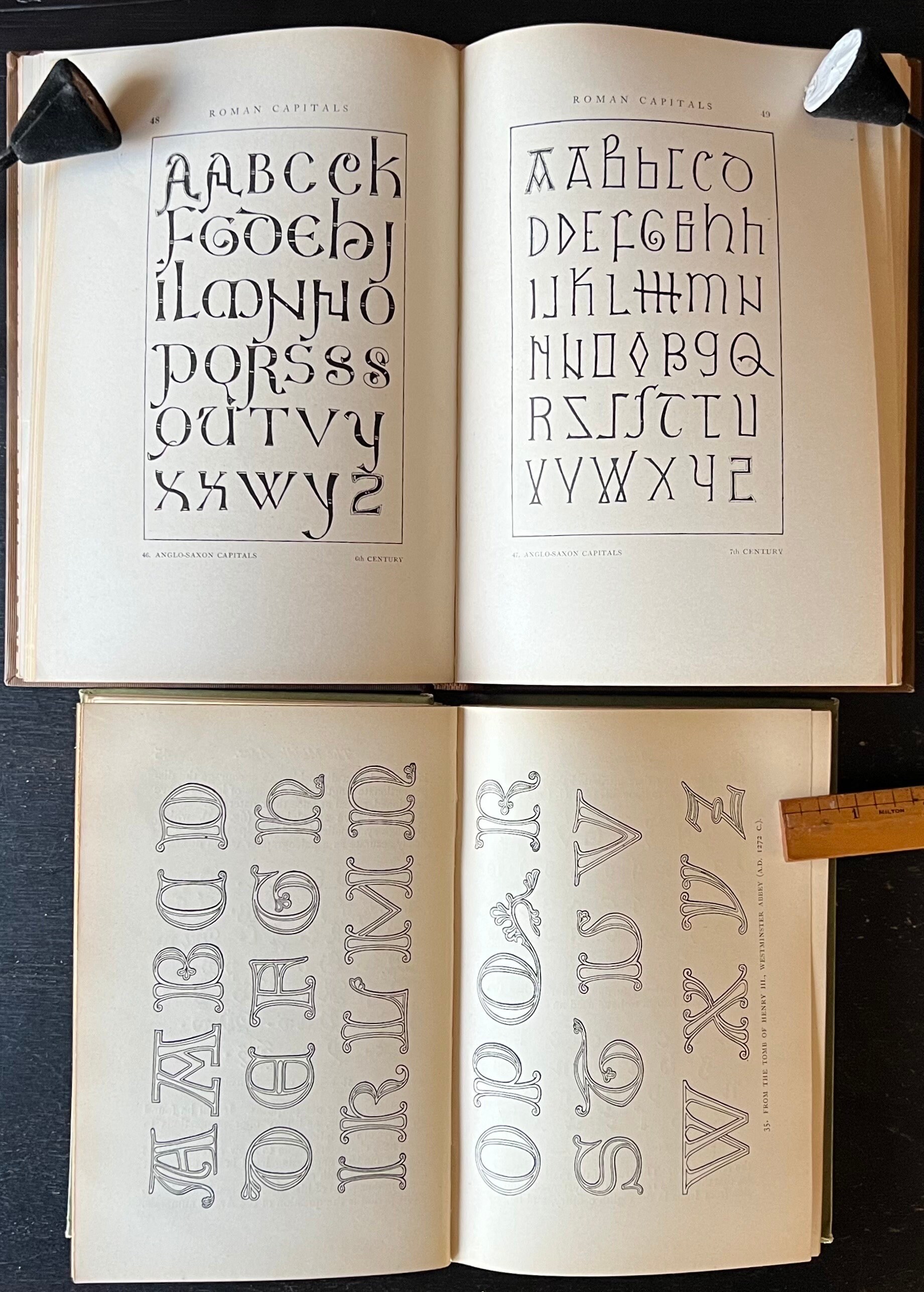 1896 Alphabets: A Manual of Lettering for the Use of Students - Etsy