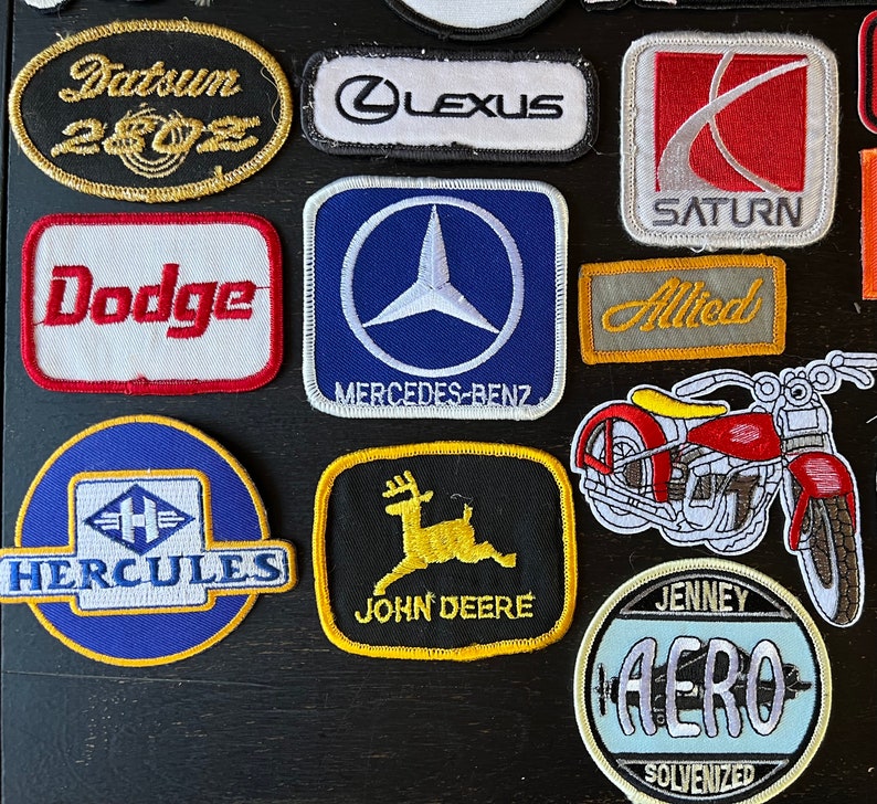 Auto PATCHES 40 AUTOMOTIVE Patches Cars Trucks Oil Gas Logo Racing ...