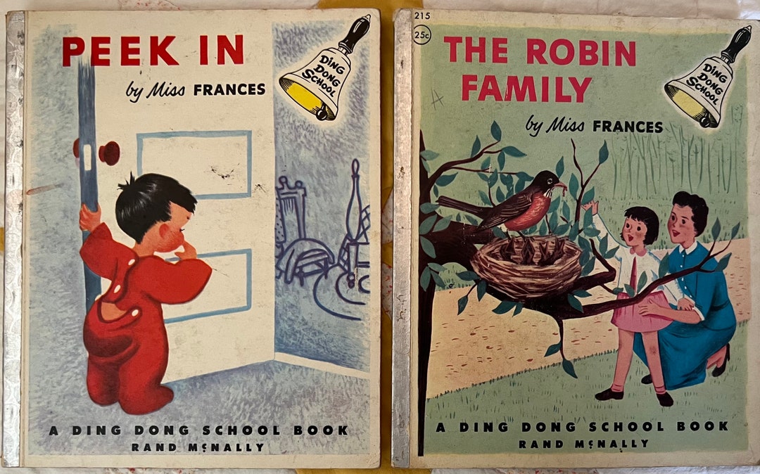 Vintage 1950s Ding Dong School Books the Robin Family Peek in Jingle ...