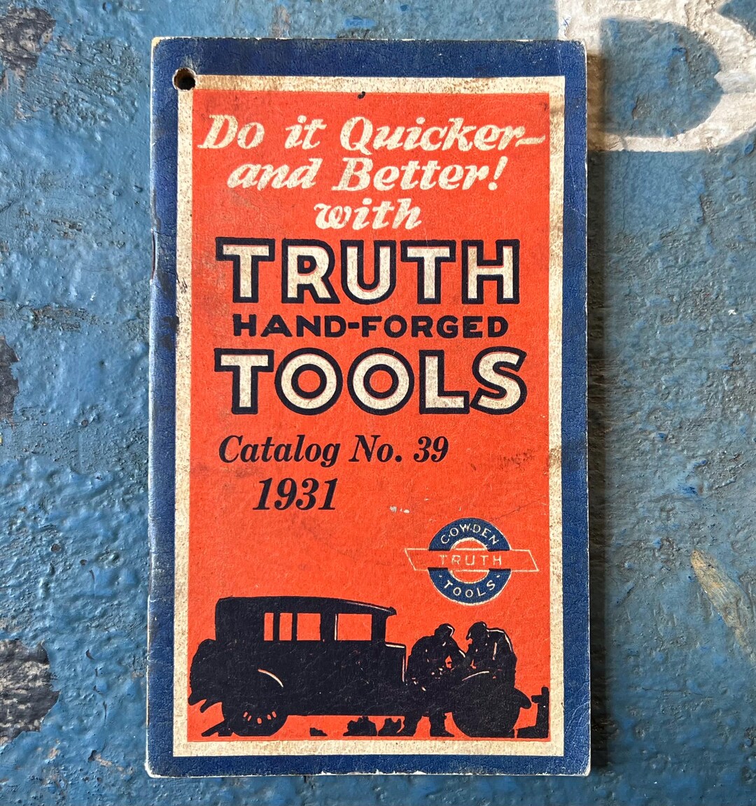 1931 Truth Tool Catalog – Vintage Auto Garage Tools, Illustrated Hand ...