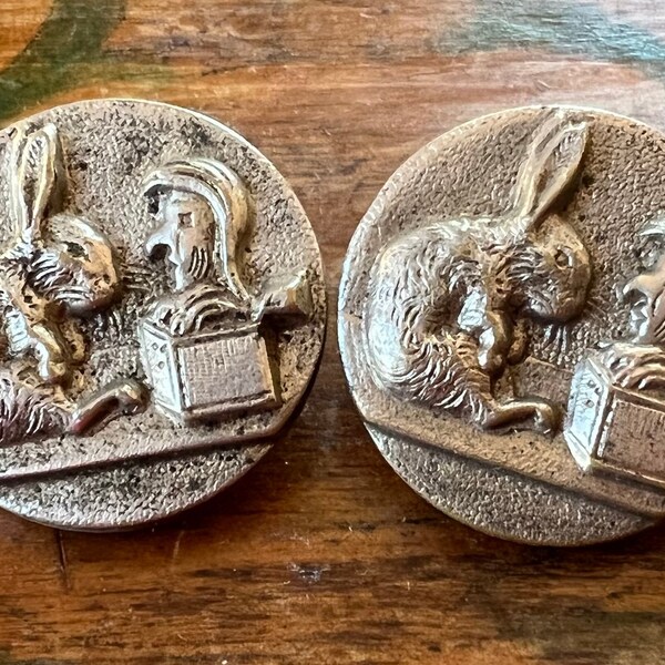 Bunny Rabbit Button - Etsy