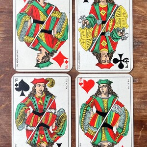 Antique 1907 Italian Playing Cards – F.lli Armanino Genova 52-card ...