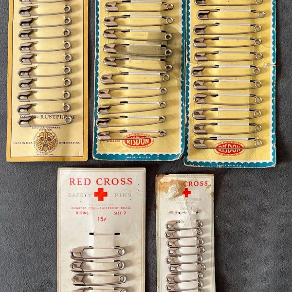 Rusted Safety Pins - Etsy