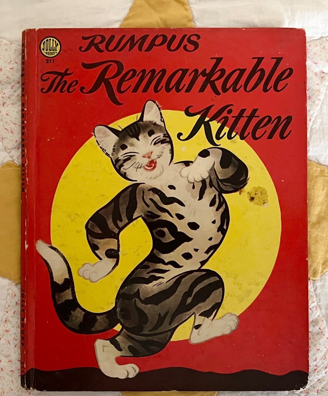Vintage Jolly Books 1953 RUMPUS the REMARKABLE KITTEN First Edition ...