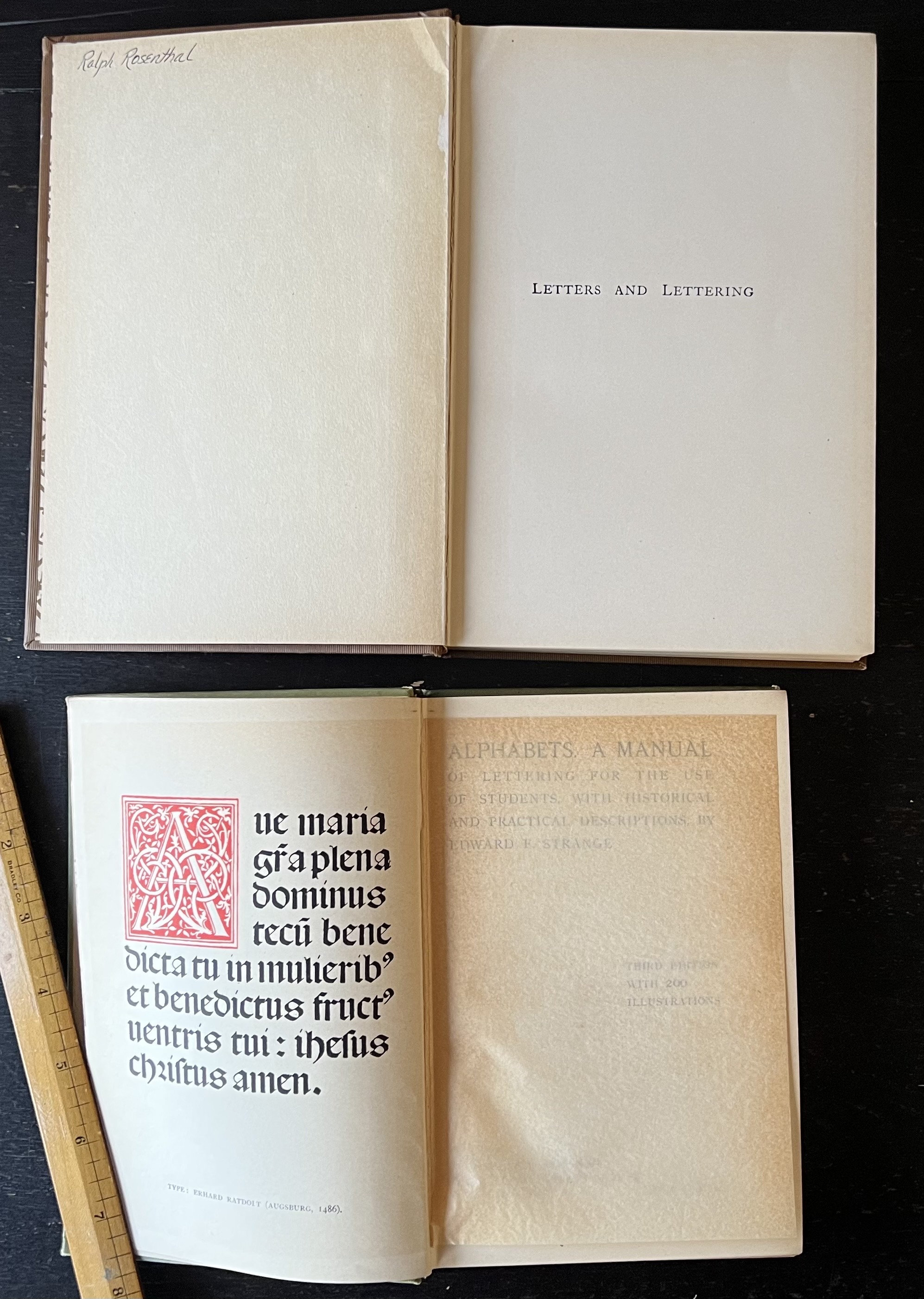 1896 Alphabets: A Manual of Lettering for the Use of Students - Etsy