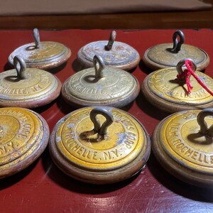 MILITARY BUTTONS 9 WW2 Great Seal Buttons 1-1/8 Rex Products New Rochelle New York NY Army ...