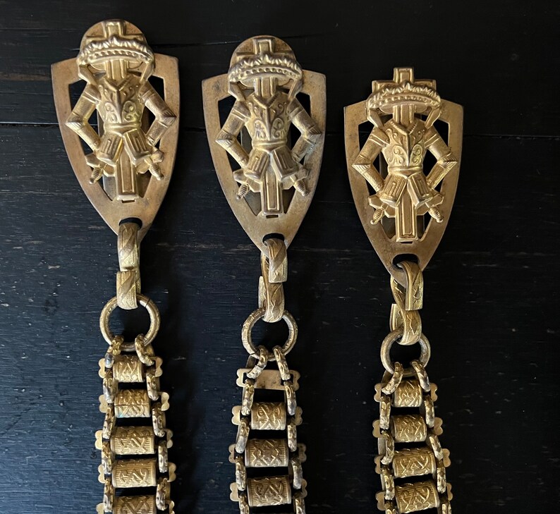 MASONIC Antique Regalia Sword Hanging CHAINS Knights Templar Uniform 3 ...