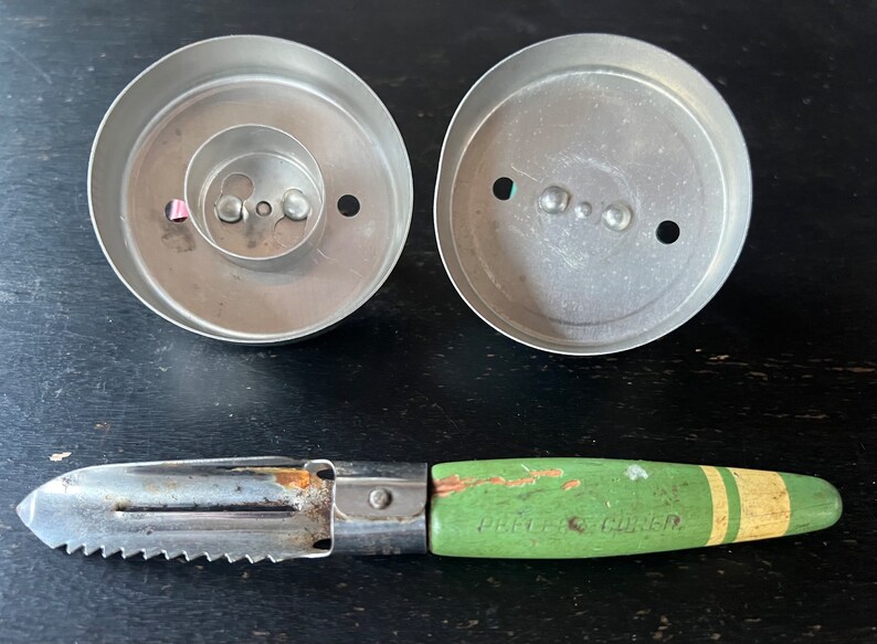 13 Vintage Red & Green Kitchen Utensil Tools Gadgets Painted - Etsy