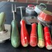 13 Vintage Red & Green Kitchen Utensil Tools Gadgets Painted - Etsy