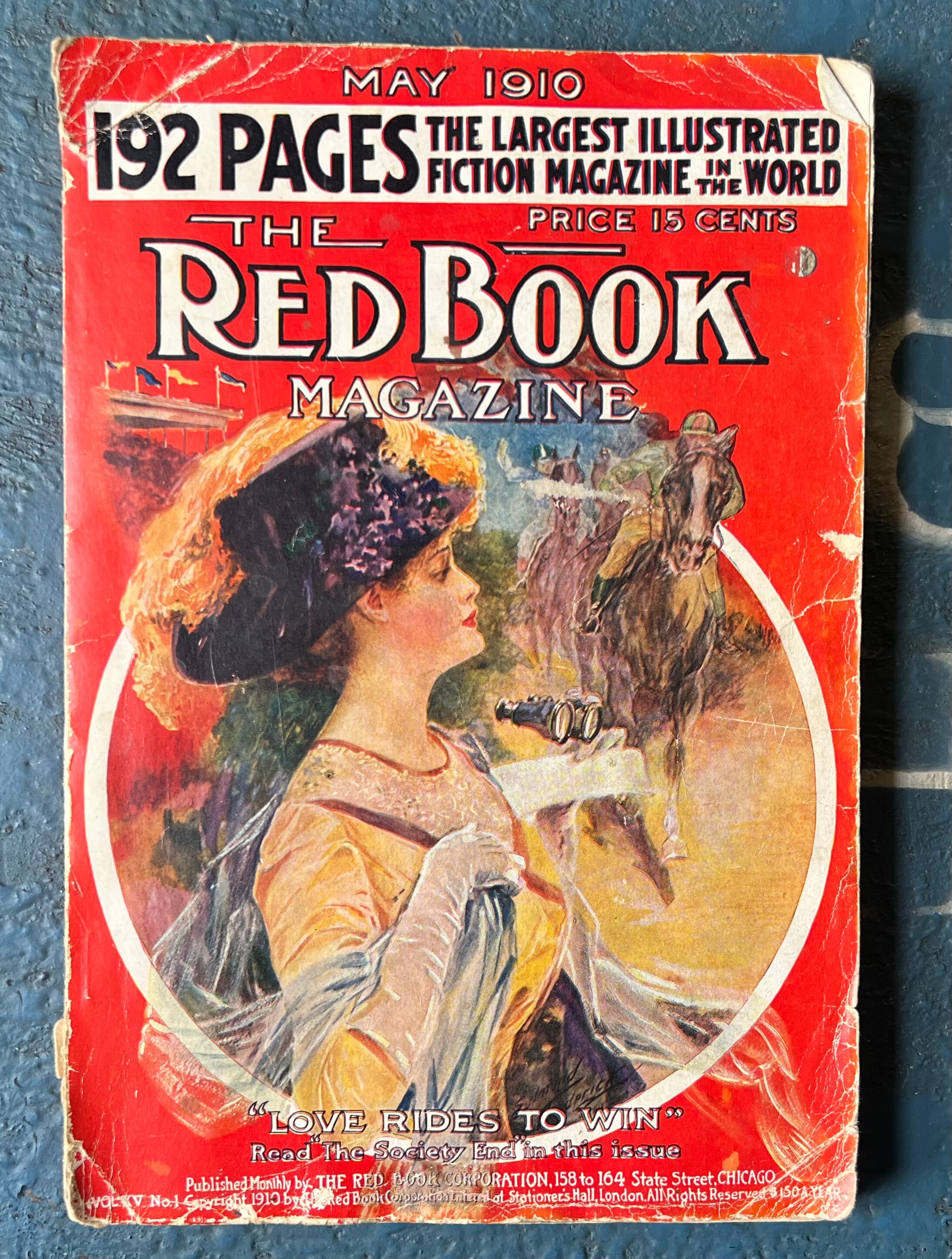 1910 REDBOOK Magazine May 1910 Scarce Issue Love Rides to Win the ...