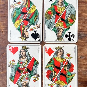 Antique 1907 Italian Playing Cards – F.lli Armanino Genova 52-card ...
