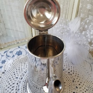 Dazzling Nickel Silver Coffee Server. This Cleanlined Mid-century ...