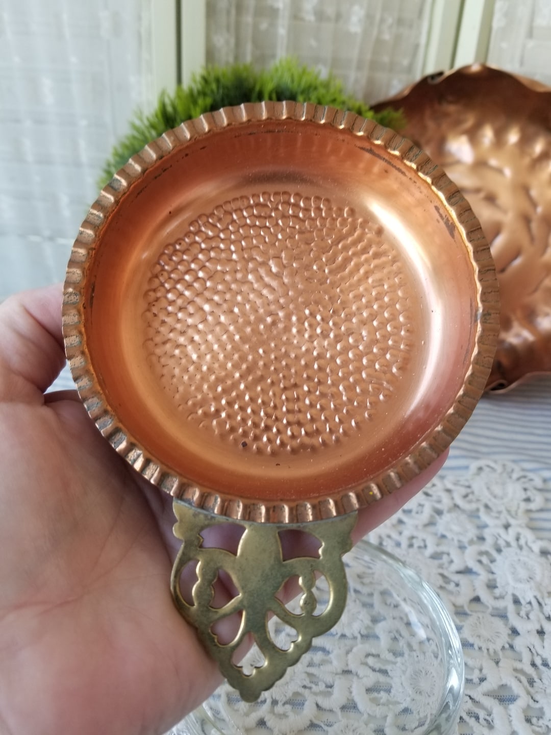 Single Beautiful Copper Craft Guild Copper Porringer Ashtrays. This ...