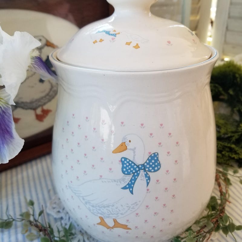 Goose Cookie Jar - Etsy