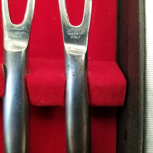 Elegant and Epicurious Heavy Stainless Steel Italian Appetizer Forks ...