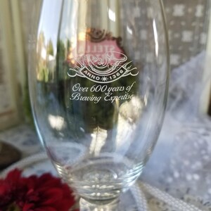 Set of Four Beautiful Large Stella Artois Belgium Beer Chalices. Each ...
