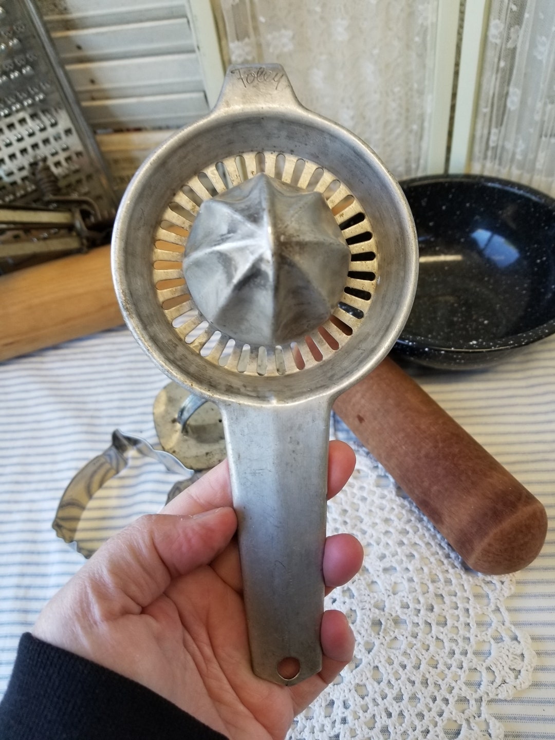 Vintage Foley Aluminum Juicer. This Charming Vintage Juicer Works but ...