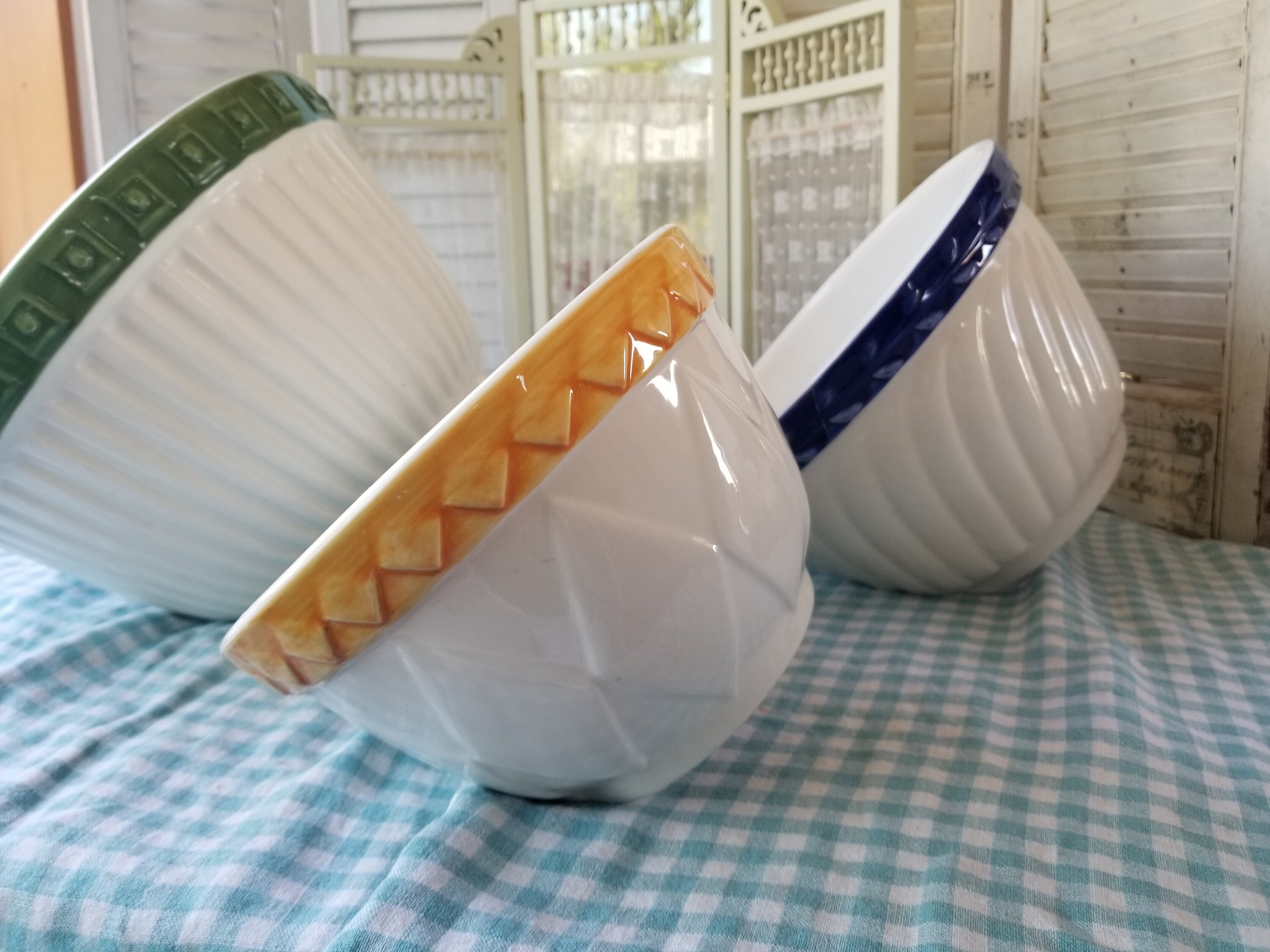 Italian Ceramic Mixing Bowls