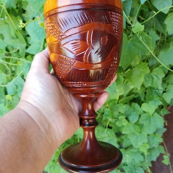 Wooden Chalice - Etsy