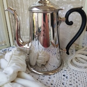 Dazzling Nickel Silver Coffee Server. This Cleanlined Mid-century ...