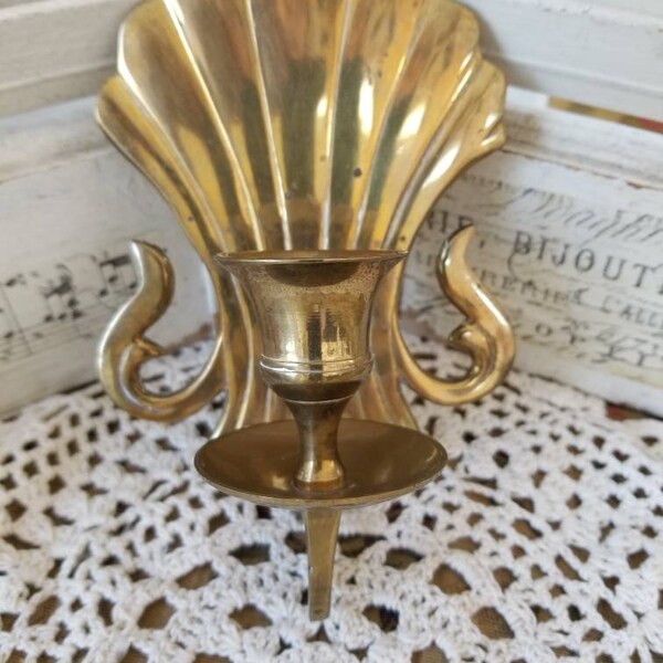 Scalloped Sconce - Etsy