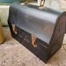 Rusty Crusty Old Domed Metal Lunch Box. This Five Pointed Star Black ...