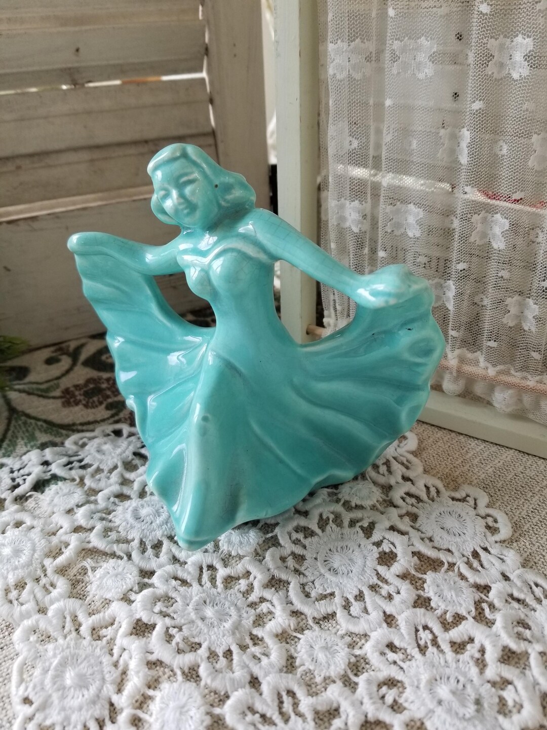 Vintage Walker Pottery California Pottery Dancing Woman Figurine. This ...