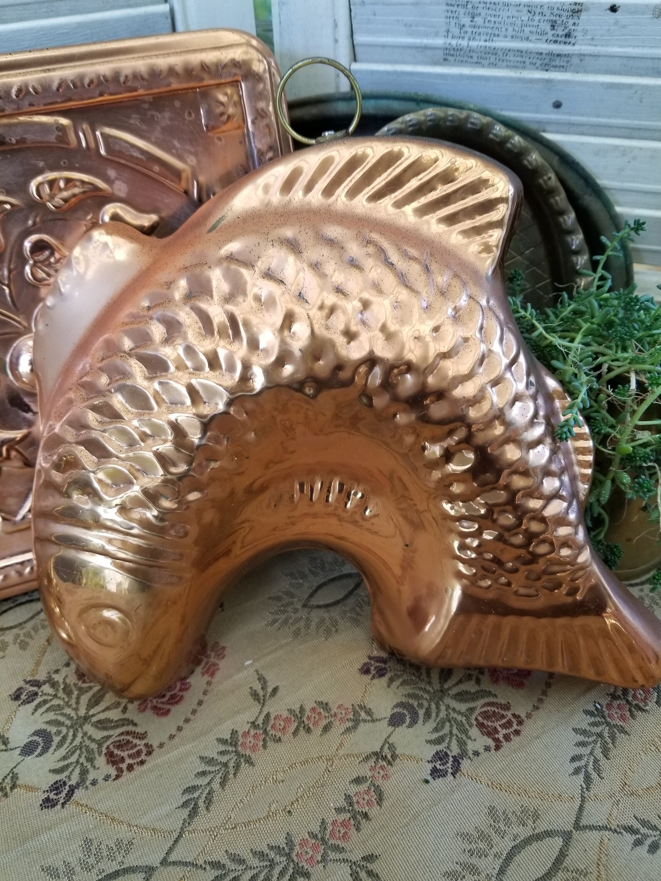 Charming and Delicious Rustic Salmon Fish Mold. This Copper - Etsy