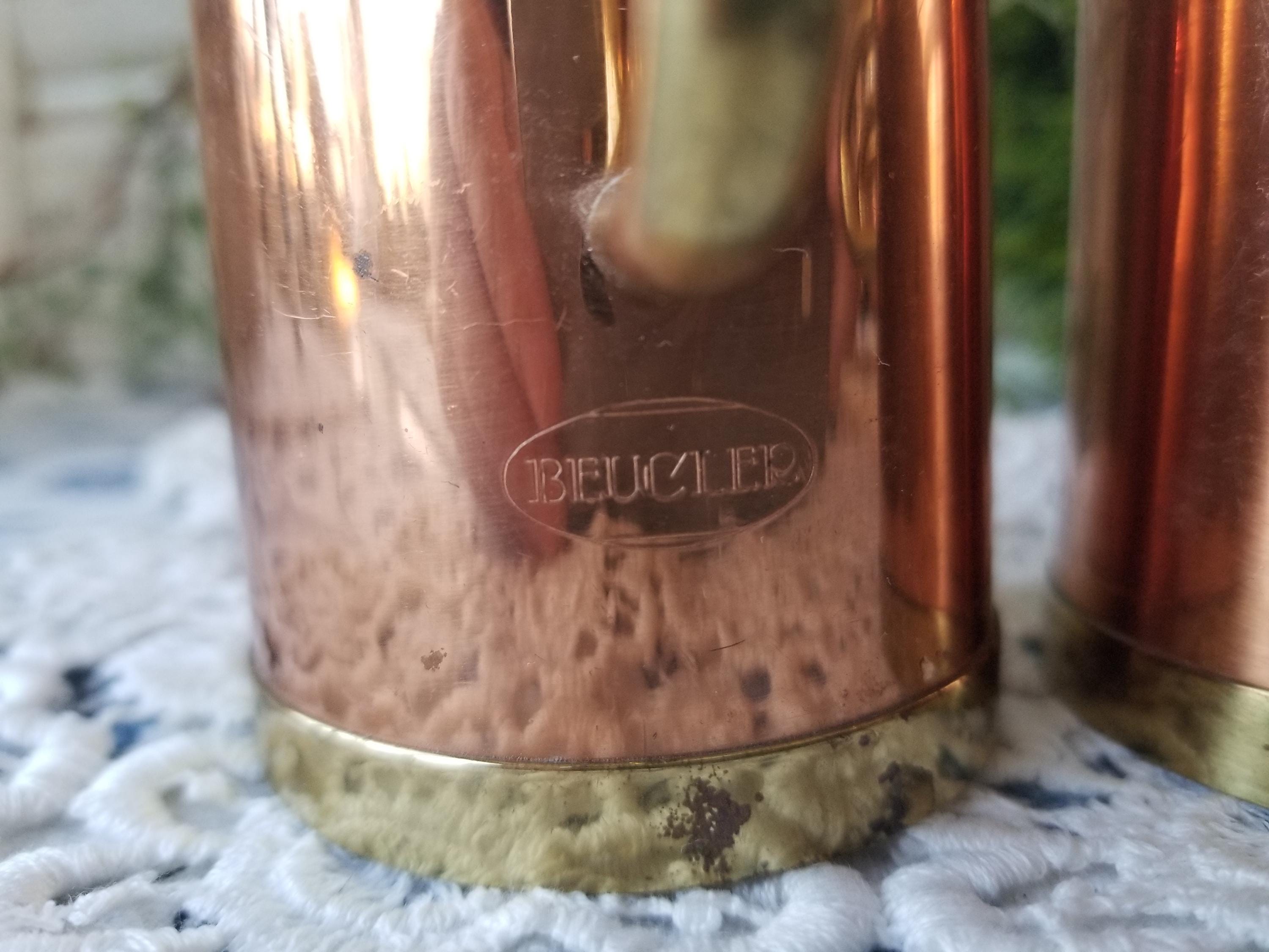 Set of 4 Vintage Beucler Copper Irish Coffee Glass Holders. This Set of ...