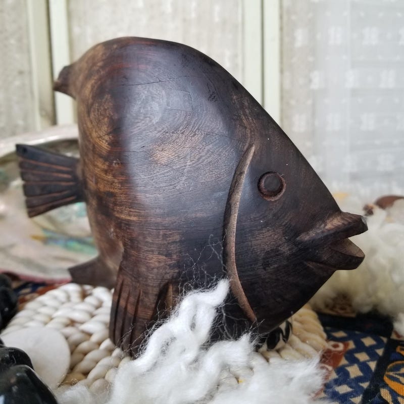 Wood Angel Fish - Etsy