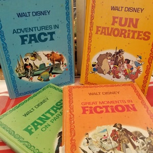 Brilliant Colored Hardback 'the Walt Disney Parade' Book Set. These ...