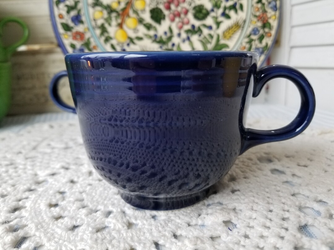 Beautiful Vibrant Cobalt Blue Fiestaware Coffee Mug. This Listing is ...