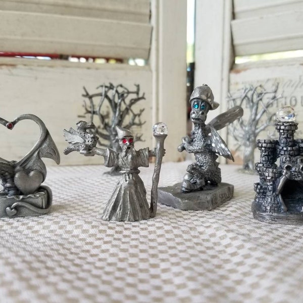 Pewter Wizard - Etsy