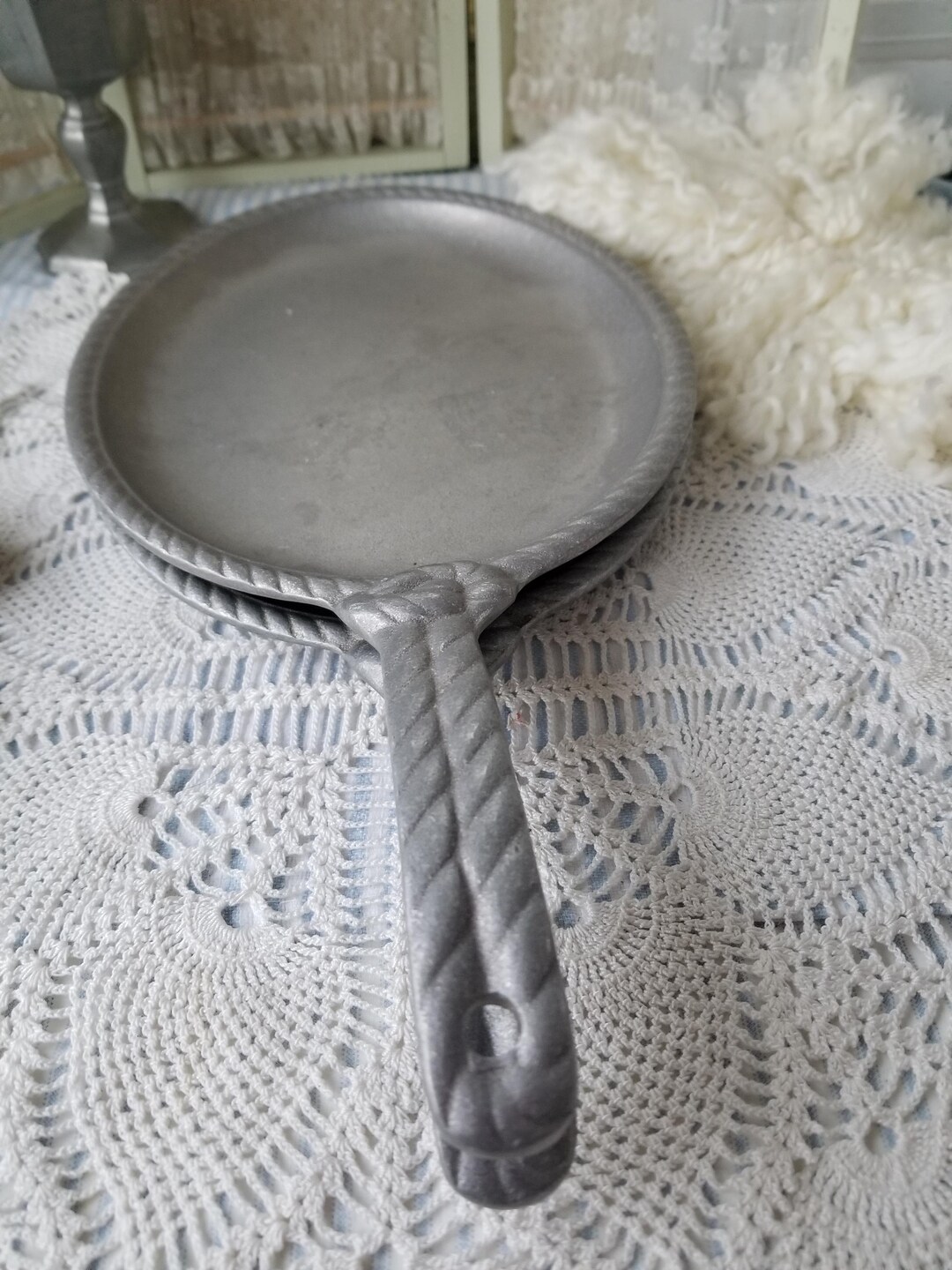 Wilton Armetale Oval Pewter Sizzle Ware Plate. This Rustic Oval Pewter ...