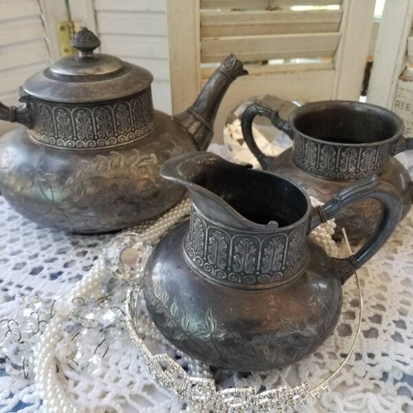 Antique Tea Set - Etsy