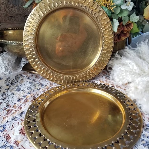 Solid Brass Tray - Etsy