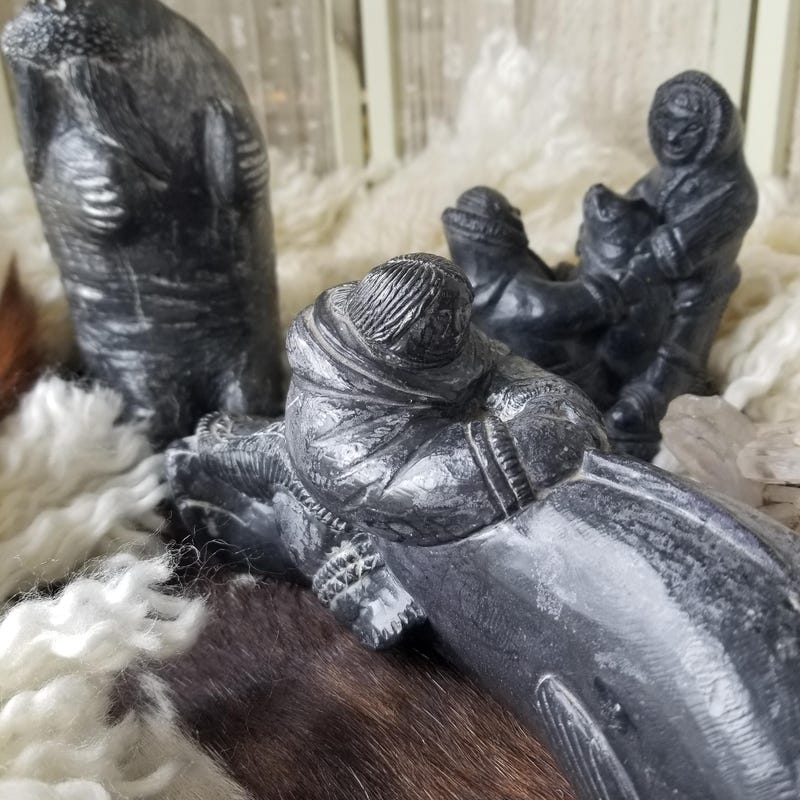 Wolf Inuit Sculpture - Etsy