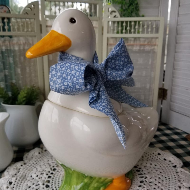 Goose Cookie Jar - Etsy
