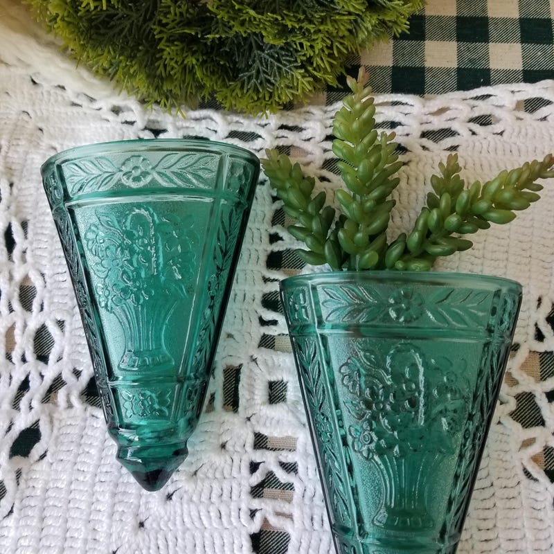 Glass Wall Pocket - Etsy