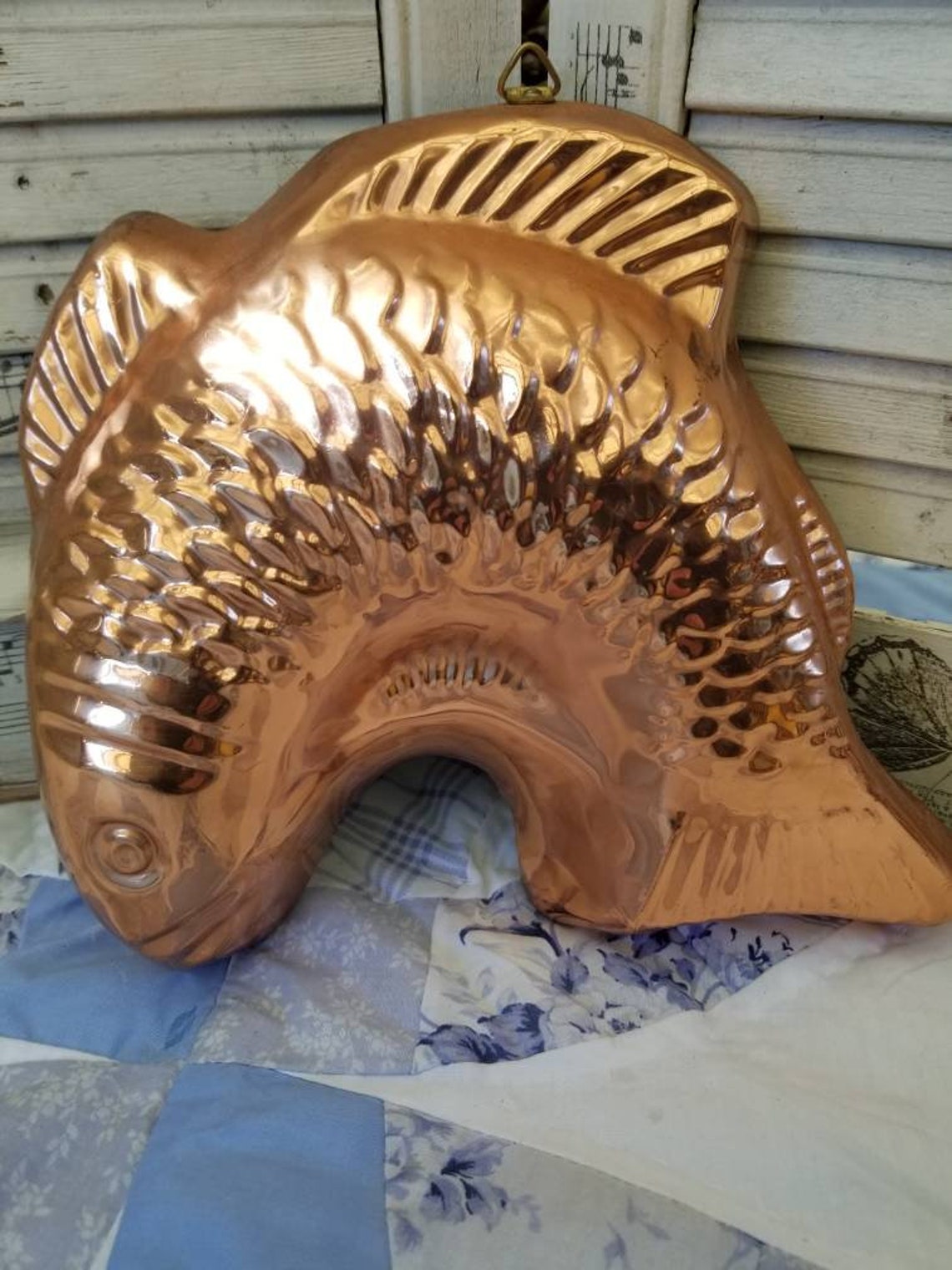 Charming and Delicious Rustic Salmon Fish Mold. This Copper - Etsy