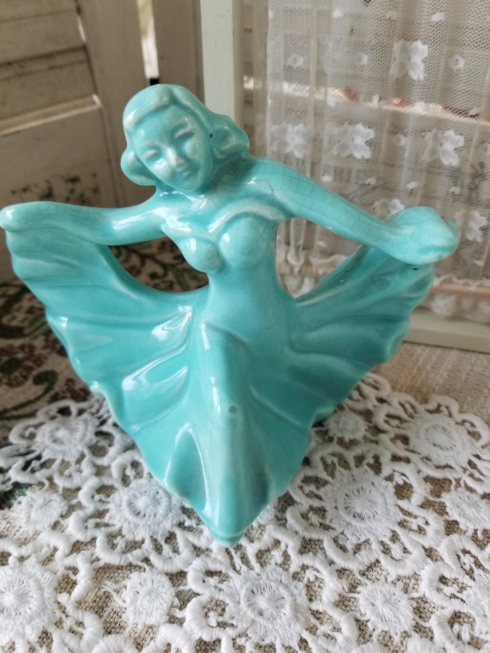 Vintage Walker Pottery California Pottery Dancing Woman Figurine. This ...