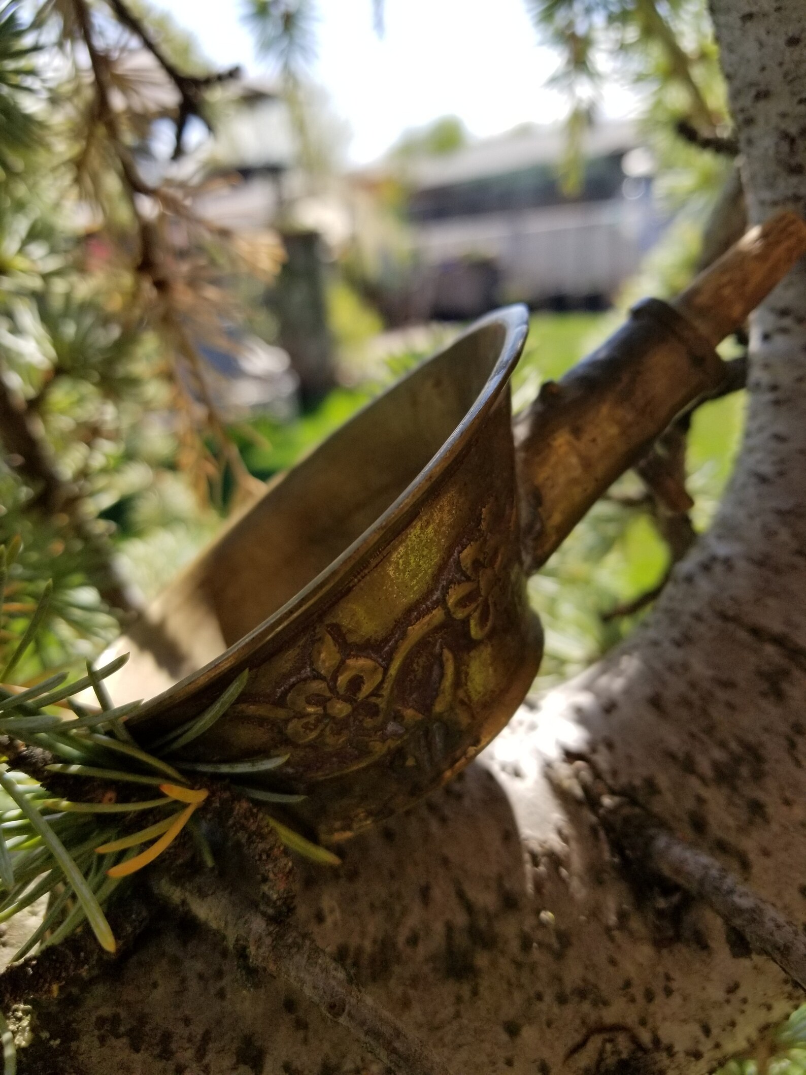 Unique Flat Bottomed Brass Dipper From China. This Unusual - Etsy