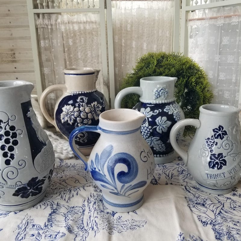 German Wine Pitchers - Etsy
