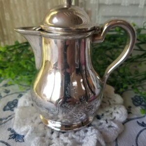 Beautiful Heavy 1935 Original Wellner Silver Plated Creamer. This ...